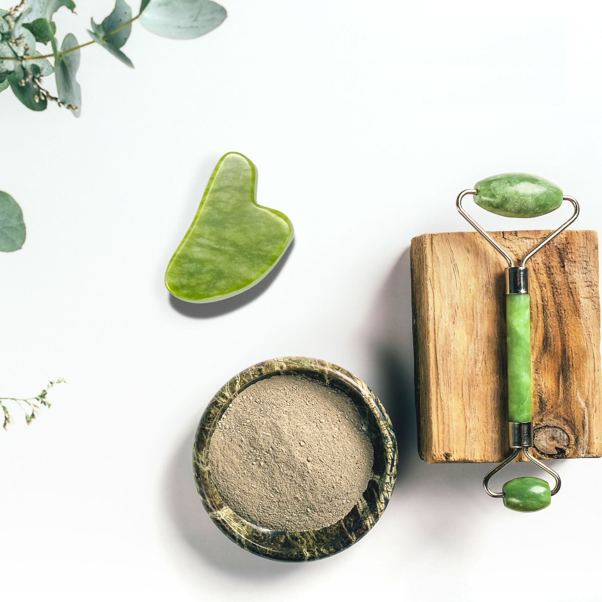 Buy Jade Roller Gua Sha Set | Skincare Tool - beautimate